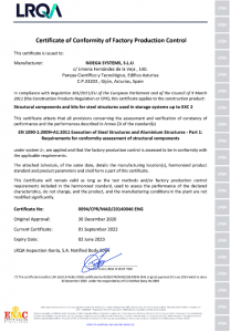 Noega Systems is certified to issue UKCA Marking - Noega Systems